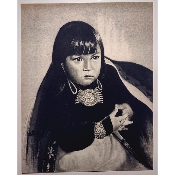 Jane Mabry | Art | Navajo Child Jane Mabry Limited Edition Print 1x14 ...